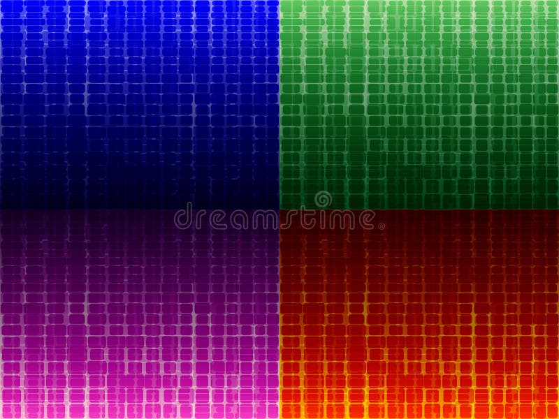 Four Backgrounds with Squares Stock Vector - Illustration of color ...