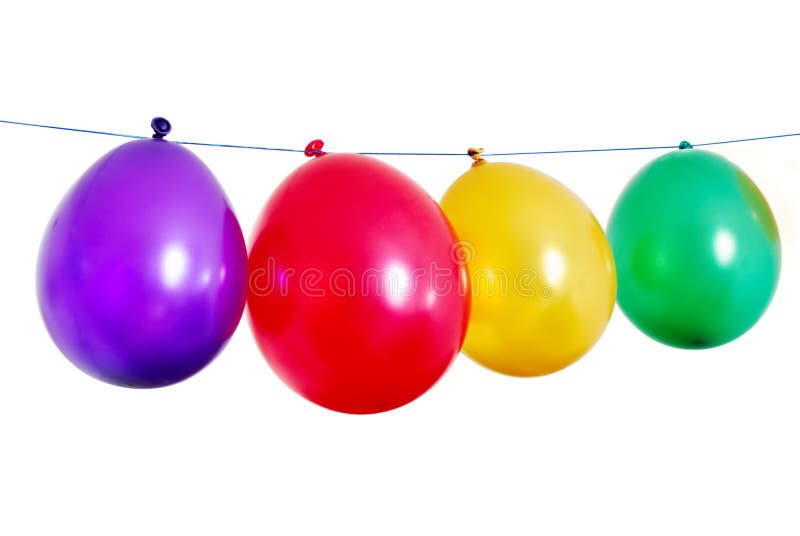Four balloons stock image. Image of levitation, copy - 18301499