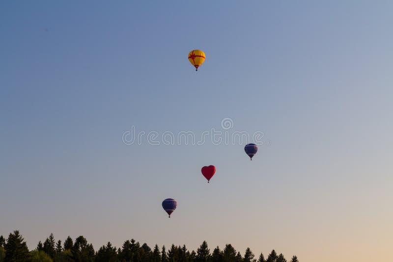 Four balloons editorial stock image. Image of balloon - 85130719