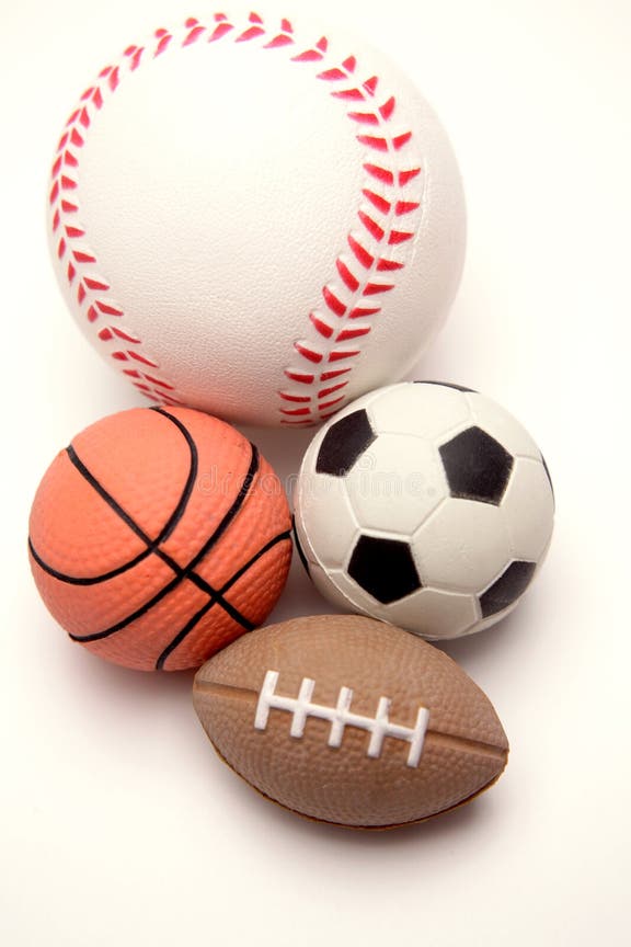 Four balls stock image. Image of balls, equipment, basketball - 4686901