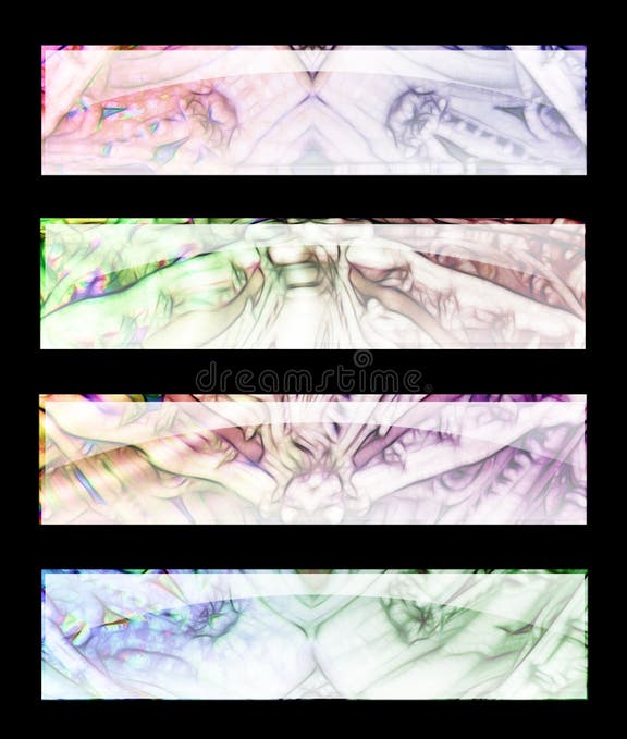 Four banner stock illustration. Illustration of card - 17269384