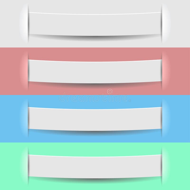 Banners for your text stock vector. Illustration of infographic - 30181852