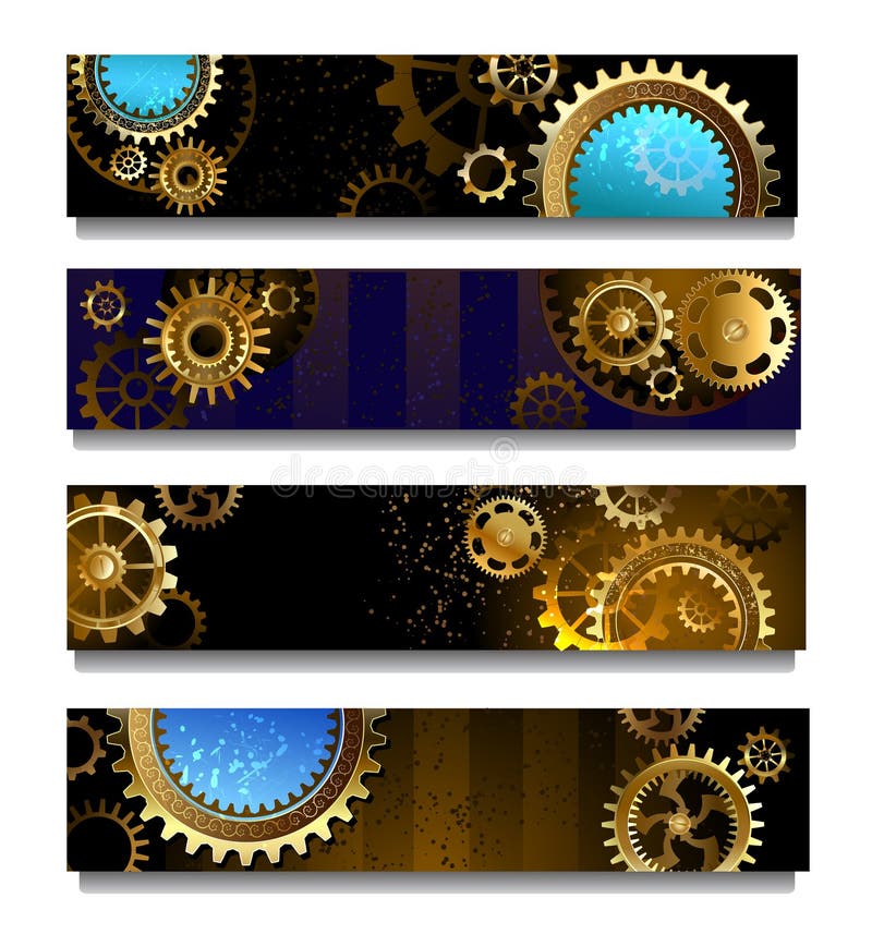 Gears Banners Stock Illustrations – 759 Gears Banners Stock ...