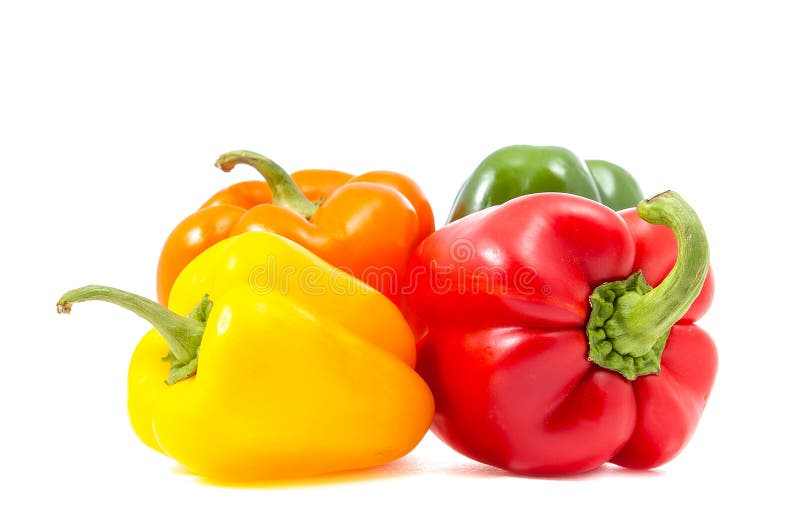 Four bell peppers stock photo. Image of organic, peppers - 30966922