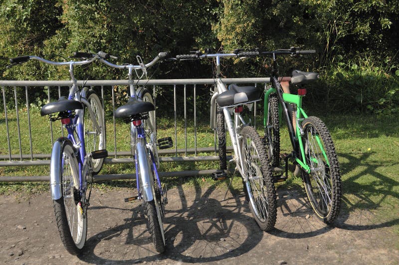 Four bicycles stock image. Image of endurance, holidays - 11868635