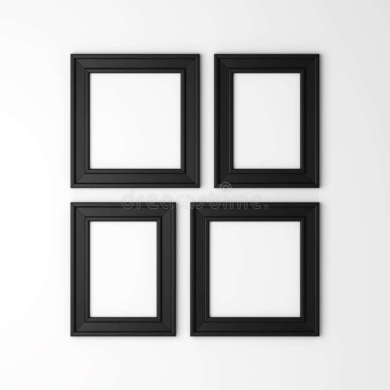 Four Blank Wall Frames Stock Illustrations – 275 Four Blank Wall Frames ...