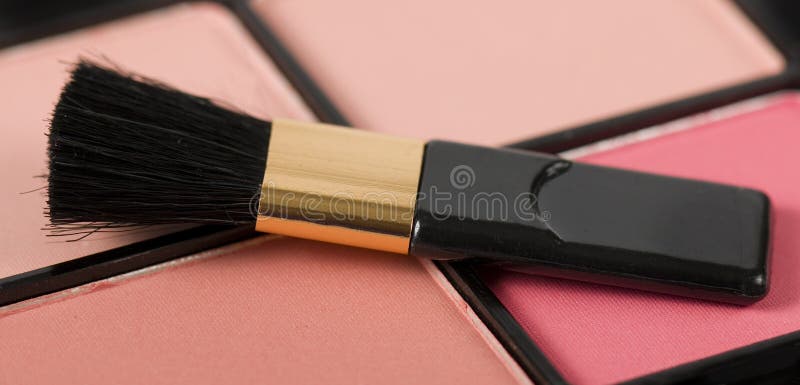 Four Blush Compact stock photo. Image of applicator, powder - 73000998