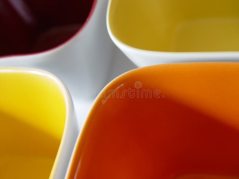 Four bowls stock image. Image of bowls, colour, bowl, dish - 10743