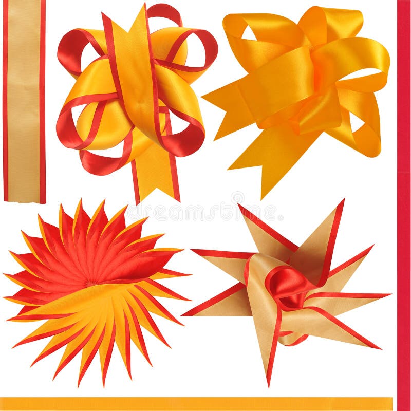 Four bows. stock photo. Image of page, birthday, decorative - 12009588