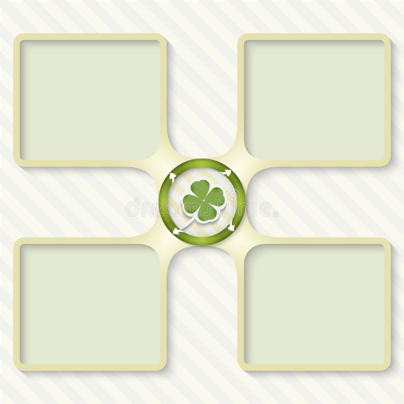 Four Boxes for Entering Text Stock Vector - Illustration of border ...