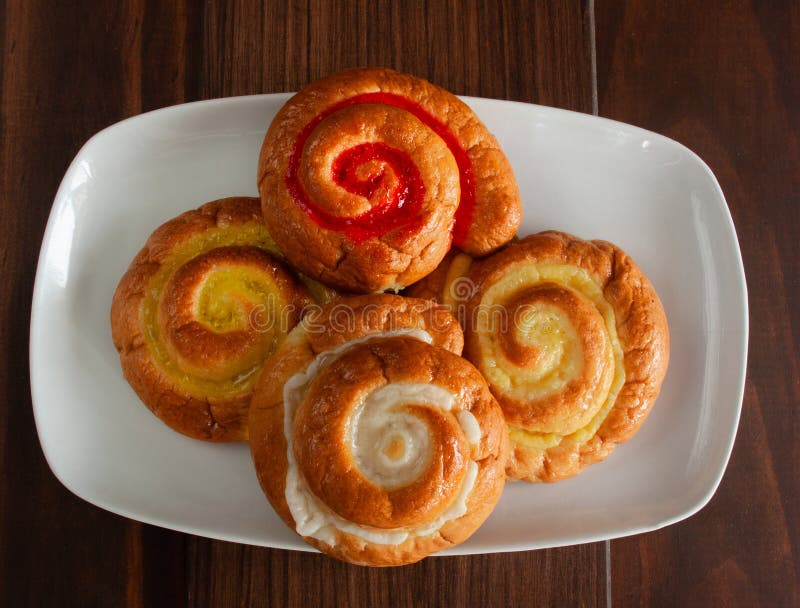 Four bread roll stock image. Image of homemade, home - 156107381