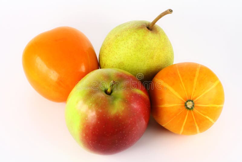 Four bright fruit stock photo. Image of vitamin, food - 11659684