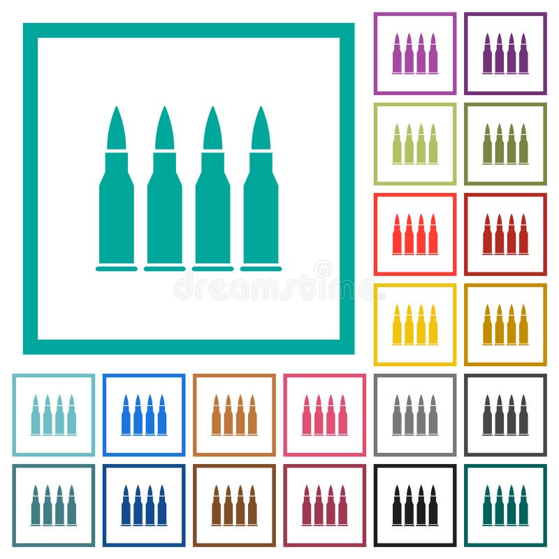 Square Bullets Stock Illustrations – 205 Square Bullets Stock ...