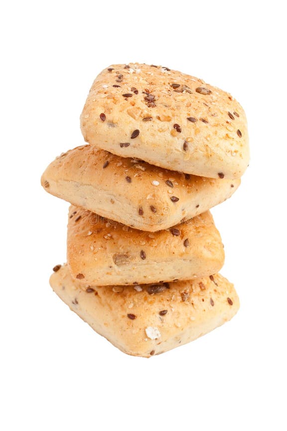 Four buns stock photo. Image of bakery, crust, objects - 8275092