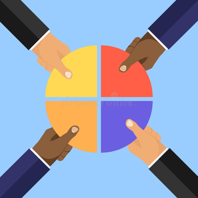 Pie Chart Hands Stock Illustrations – 389 Pie Chart Hands Stock ...