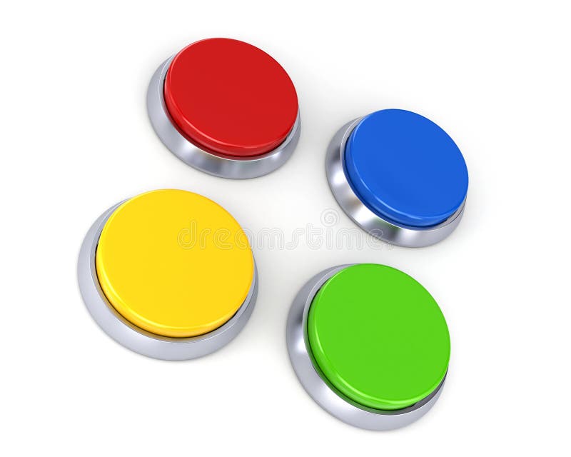 Four buttons stock illustration. Illustration of control - 3859314