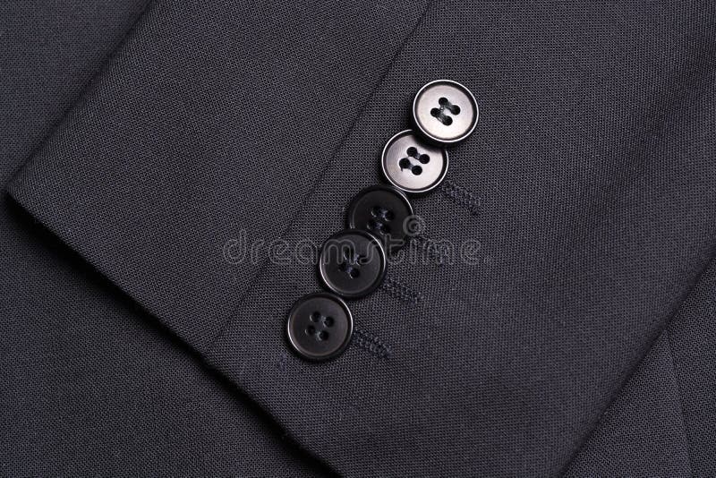 Four Buttons at the Cuff Jacket Stock Photo - Image of fashion, buttons ...