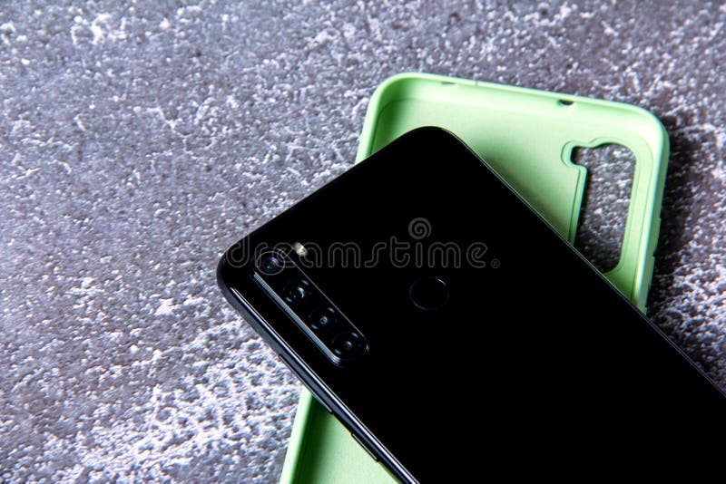 Four Camera on a Mobile Phone. Modern Gadget Stock Photo - Image of ...