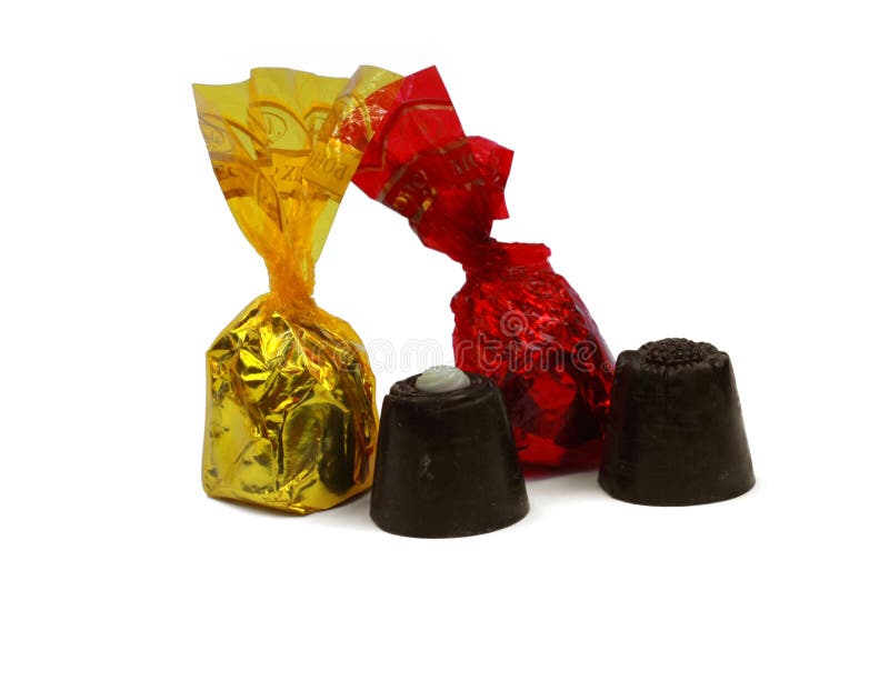 Chocolate candy in box stock photo. Image of elegance - 12358714