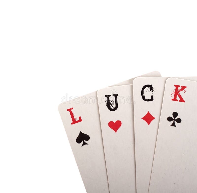 Four card. Luck concept stock image. Image of activity - 19405943