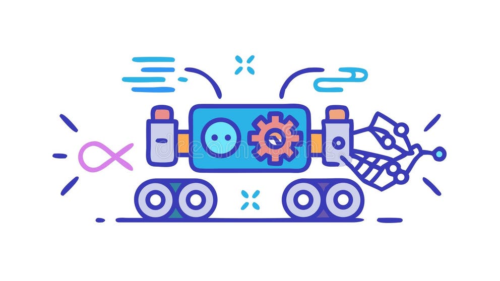 Four Chain Links: Extensive Connection System, Vector Design Generative AI Stock Vector ...