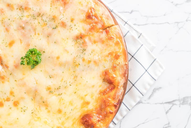 Four cheese pizza stock image. Image of circle, tasty - 104721967