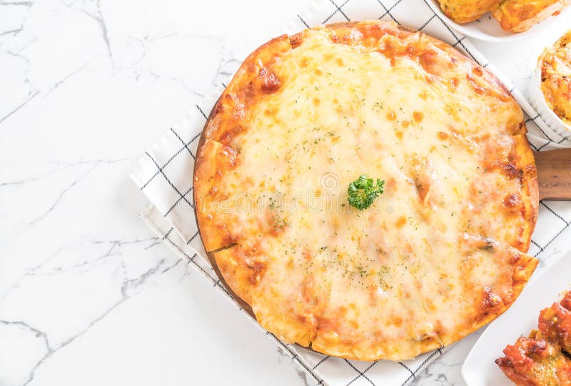 Four cheese pizza stock photo. Image of closeup, junk - 137199634