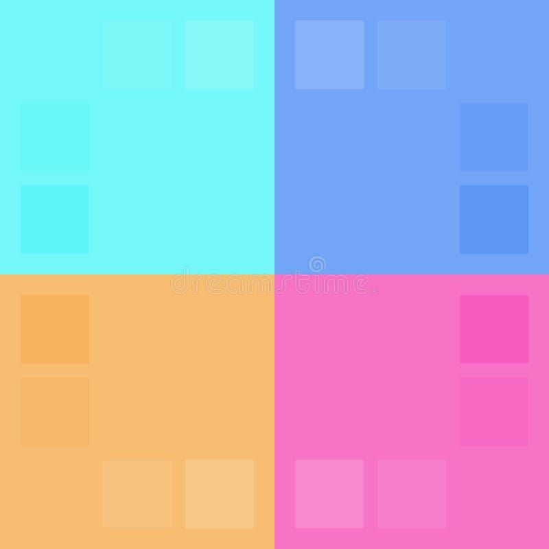Four color cube background stock illustration. Illustration of ...