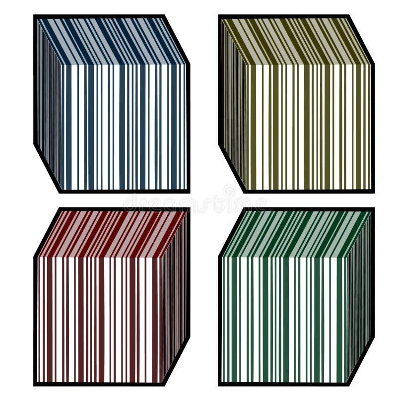 Color cubes stock vector. Illustration of creative, original - 23905490