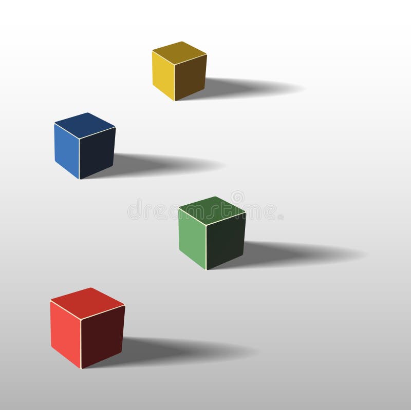 Four Color Pattern Pattern Design Stock Vector - Illustration of print ...