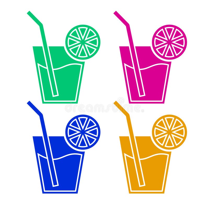 Four Cup Drinks Carrier Box Die Cut Template Stock Vector ...