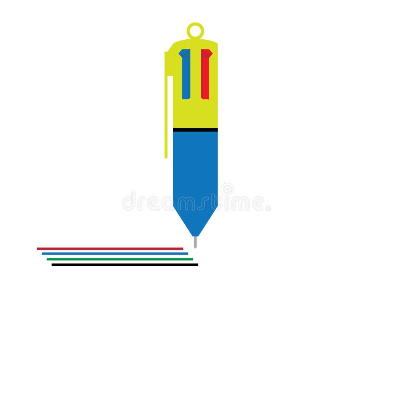 Four Pens Stock Illustrations – 124 Four Pens Stock Illustrations ...