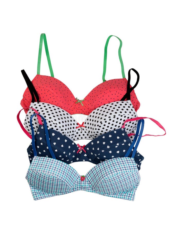 Colored Bras and Panties Drying Stock Photo - Image of satin, romance ...