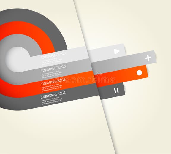 Four colored stripes. stock vector. Illustration of element - 31991147