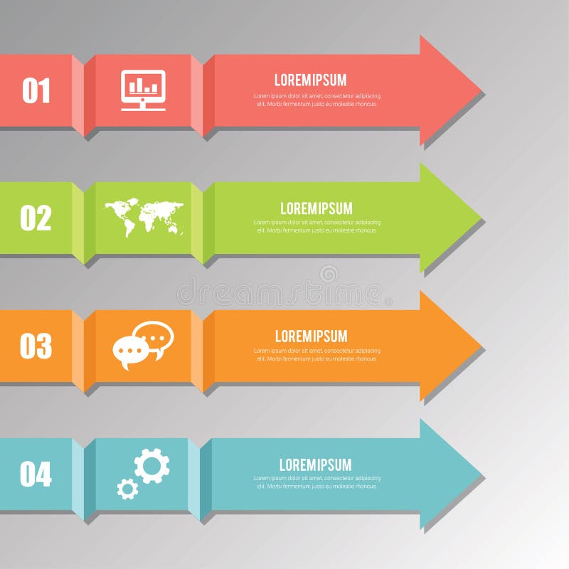 Four colorful banners stock vector. Illustration of colorful - 69541717