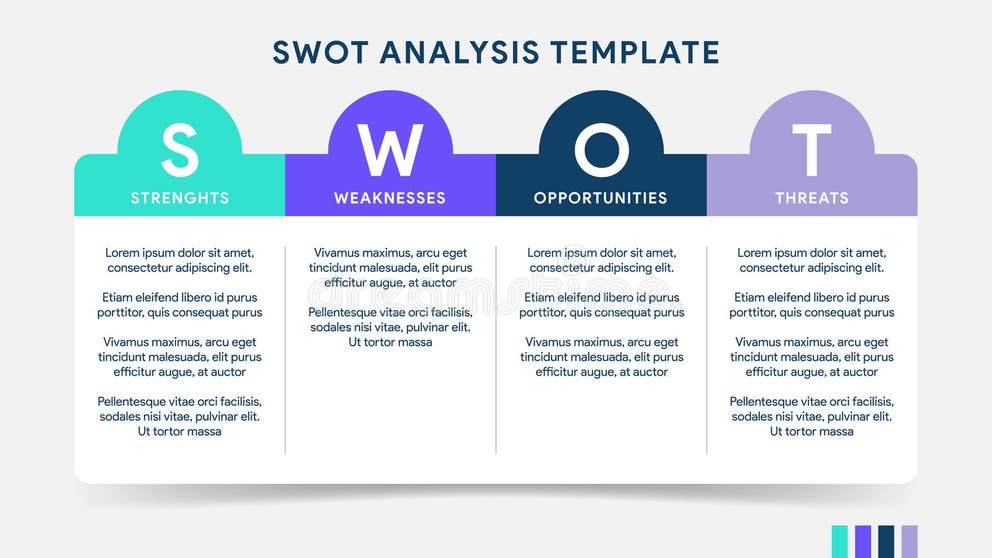 Swot Analysis Editable Template Stock Illustrations – 283 Swot Analysis ...