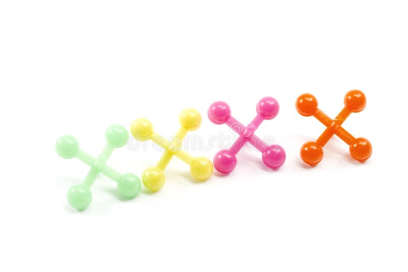 Colorful Toy Jacks stock photo. Image of shine, mirror - 27108188