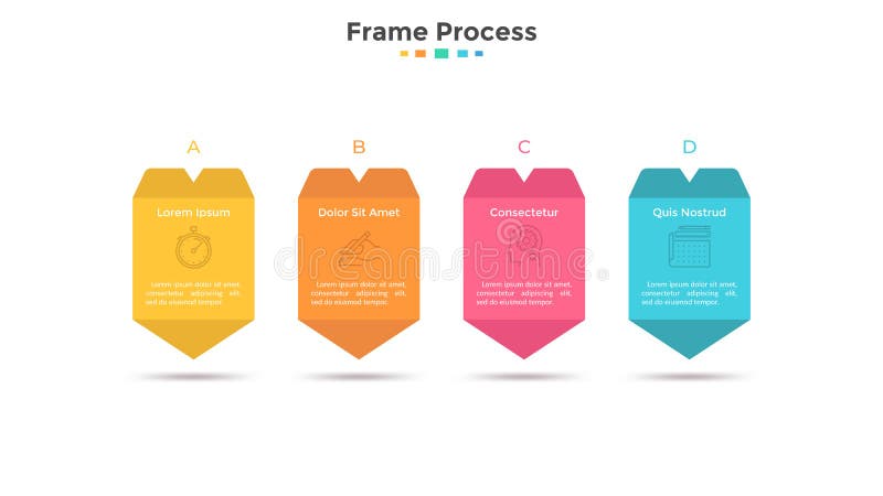 Modern Infographic Template Stock Vector - Illustration of frame ...