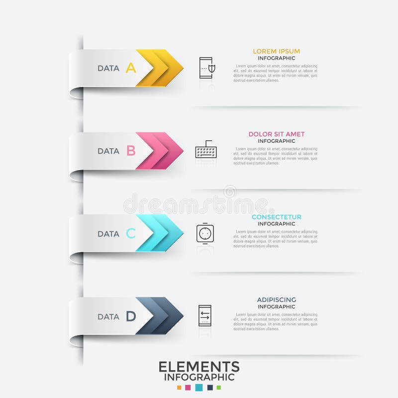 Linear Process Infographic Vertical Stock Illustrations – 255 Linear ...