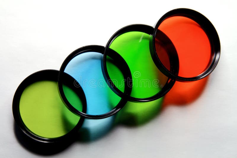 Four colors stock image. Image of filter, yellow, light - 7872171