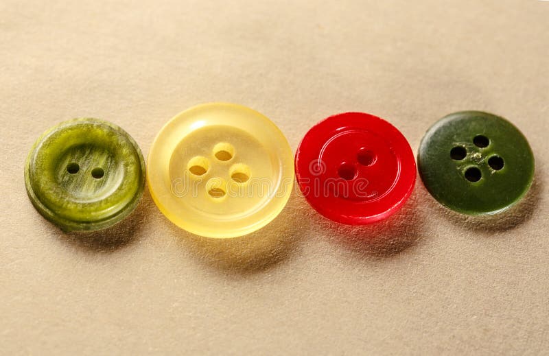 Four colourful buttons stock image. Image of assorted - 87278325
