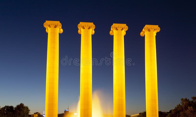 The Four Columns stock photo. Image of travel, symbolism - 25317896