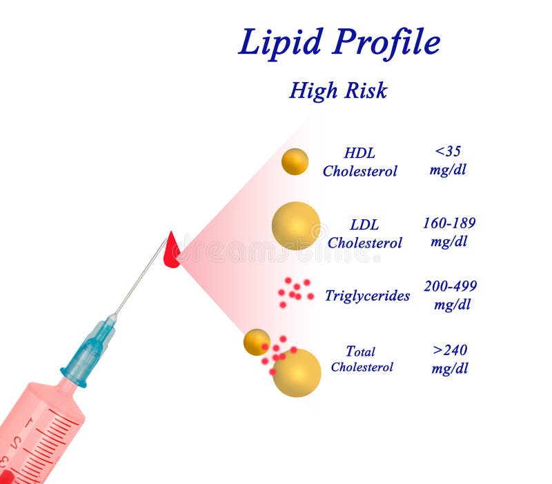 Components of Lipid Profile Stock Photo - Image of horizontal, total ...