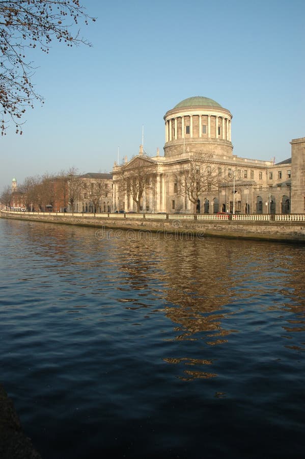 Four Courts in Dublin stock image. Image of landmark - 51595257