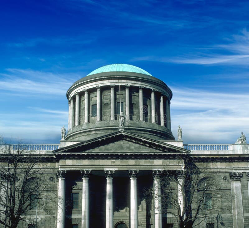 The Four Courts, Dublin stock image. Image of victorian - 21745601