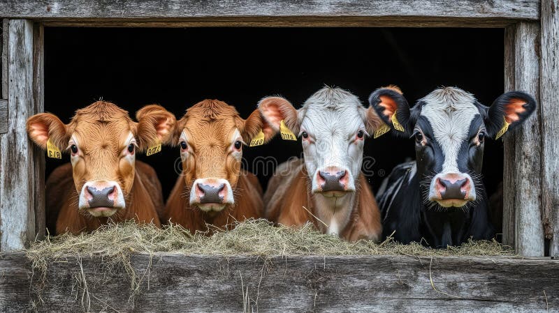 Four Cows Stock Illustrations – 136 Four Cows Stock Illustrations ...