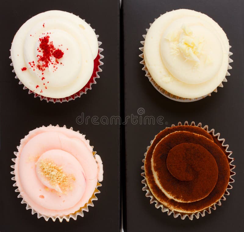 Array of cupcakes stock photo. Image of luxury, gourmet - 31680574