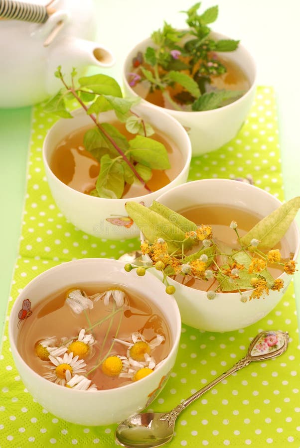 Four Cups Herbal Tea Stock Photos - Free & Royalty-Free Stock Photos ...