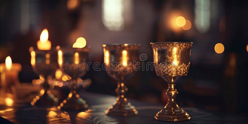 Four Cups of Wine Traditionally Consumed during the Passover Seder ...