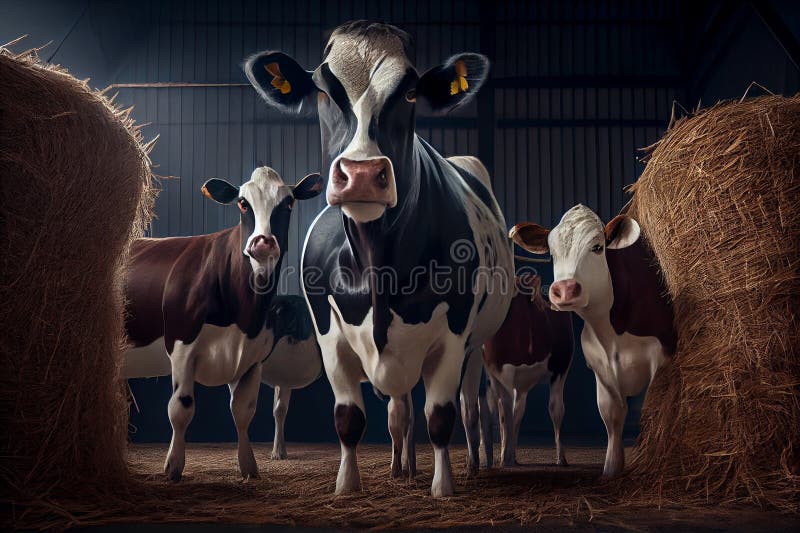 Cows staring through fence stock photo. Image of peeking - 260337904